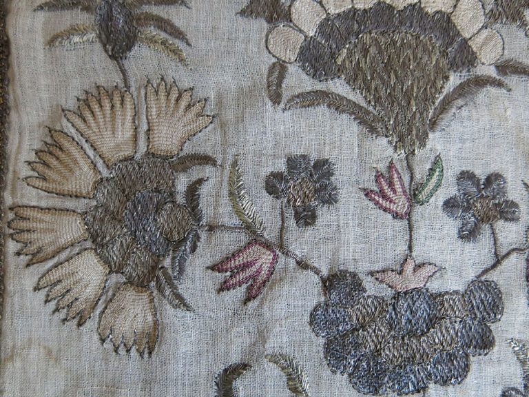 ISTANBUL OTTOMAN fine silk and metallic embroidery | TurkishFolkArt
